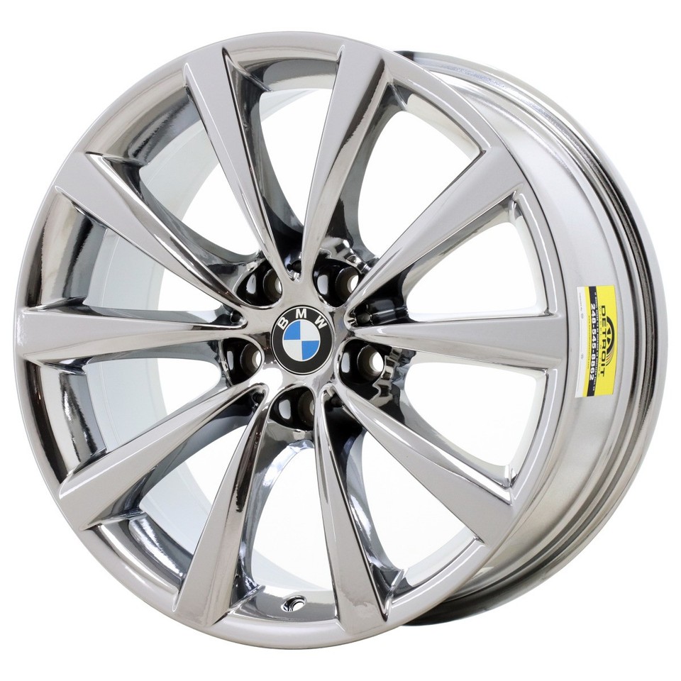 18" BMW 640i PVD BRIGHT CHROME-C WHEELS RIMS FACTORY OEM 86272 2016 ...