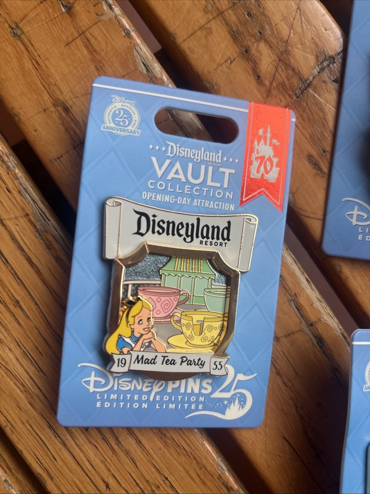 Disneyland 70th Anniversary Opening Day Attraction LE Vault Collection 5 Pin Set | eBay