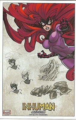 Inhumans Lithograph Lot of 4: Lash/Medusa/Inferno & Lash Vs Inferno ...