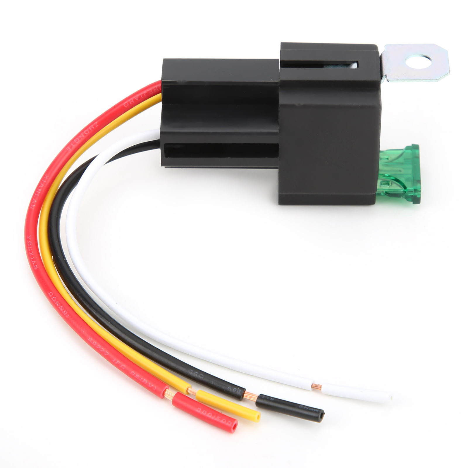 10Pcs Relay 12VDC 4‑Pin SPST 30A Waterproof Dustproof Self‑Container ...