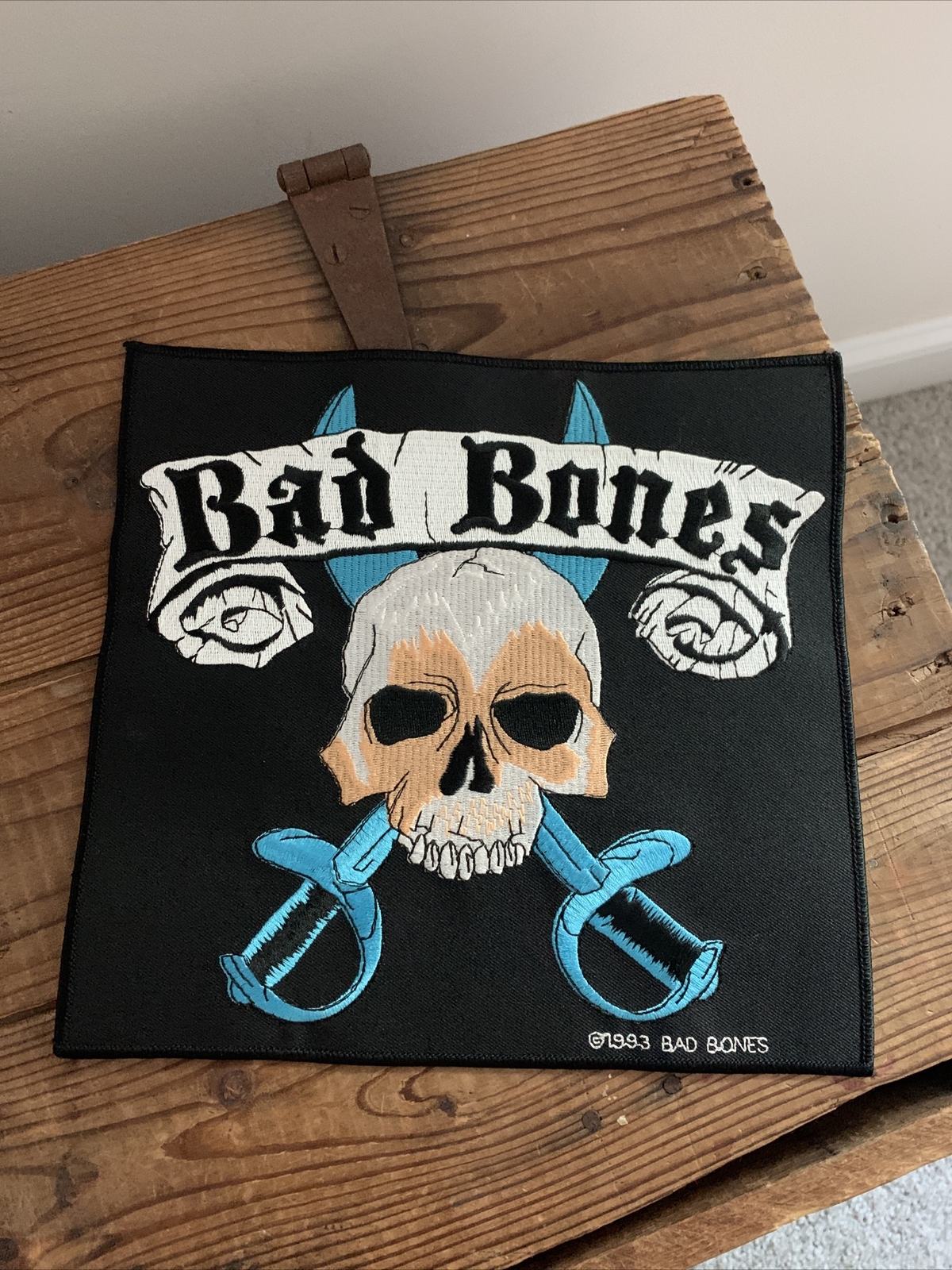 Rare Vtg Bad Bones, 1993 Back Patch Mc Motorcycle Rare Find | eBay