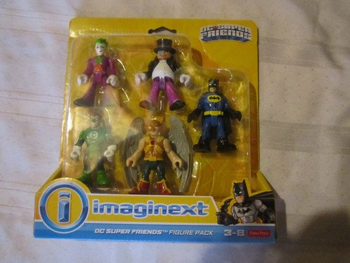 Imaginext DC Super Friends Fisher Price Penguin Joker Hawkman Green ...