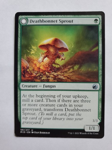 MTG Magic The Gathering Card Deathbonnet Hulk Creature Fungus Horror ...
