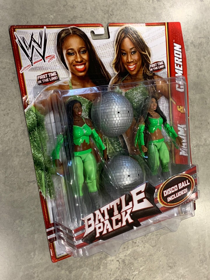WWE Mattel Battle Pack Series 24 - Cameron & Naomi - Funkadactyls - 2 ...