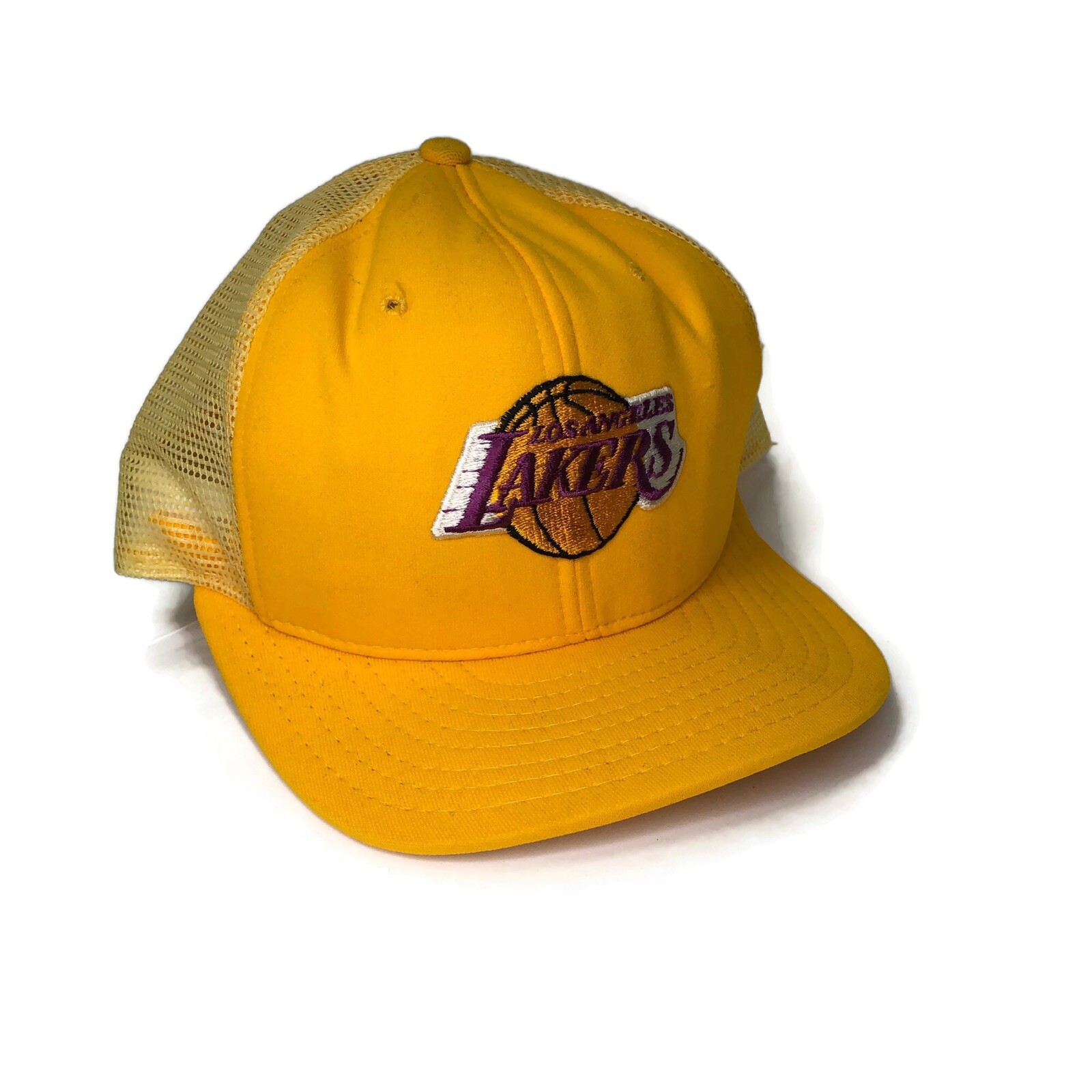 Vintage Basketball Cap Baseball Hat Made In USA Los A… - Gem