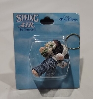 Mary Mary’s Moo Moos Cow with Daisies Ornament Spring Is In The Air ...