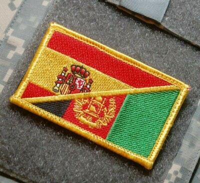 NATO AFGHANISTAN MISSION - Resolute Support RSM velkrö PATCH: Spain ...