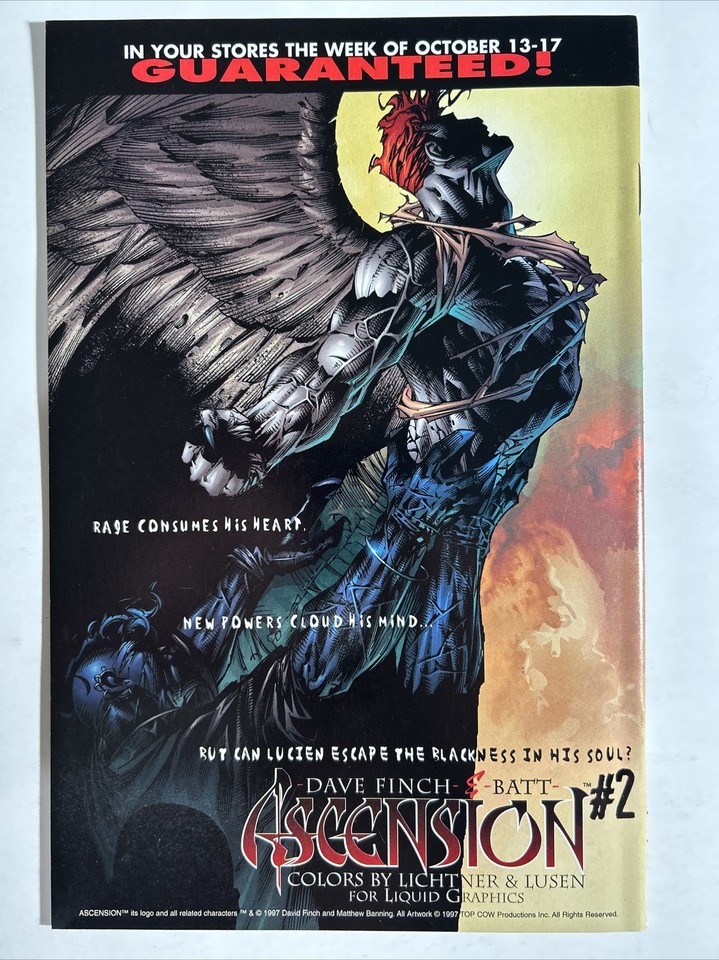 The Darkness #8 Marc Silvestri VARIANT (1997) TOP COW/IMAGE COMICS ...