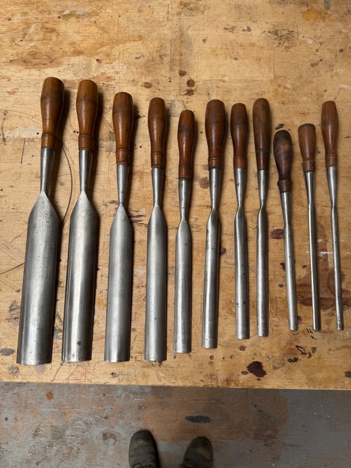 D.R. Barton patternmaker's gouge set | eBay