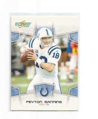 PEYTON MANNING (Indianapolis Colts) 2008 SCORE CARD #127 | eBay