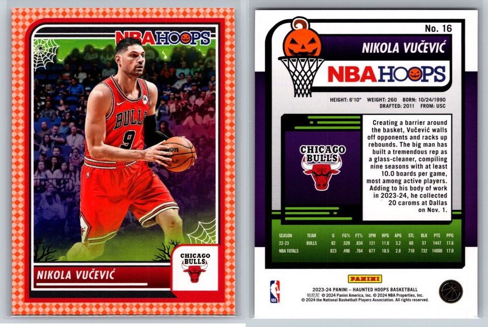 2023-24 Panini NBA Haunted Hoops ORANGE #1-150 You Pick Complete the ...