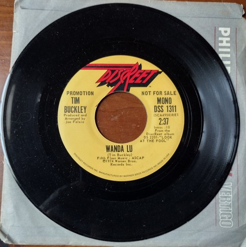 Tim Buckley- WANDA LU - Mono/Stereo 1974 Vinyl Single Promo Copy | eBay