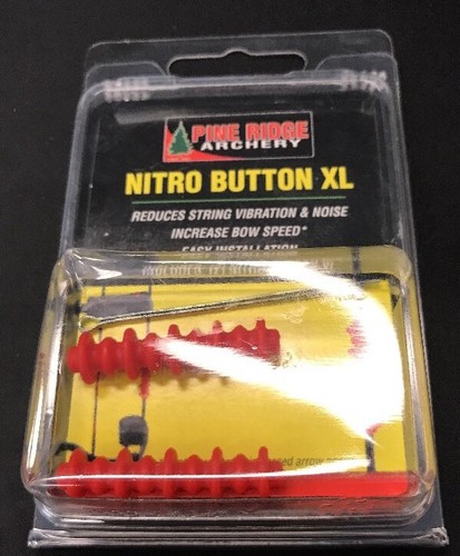 Pine Ridge Archery Nitro Button XL Red 2 Pack New In Package #2724-R ...
