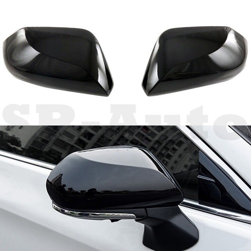 For Toyota Camry 2018-2024 Glossy Black Rearview Mirror Caps Decor ...