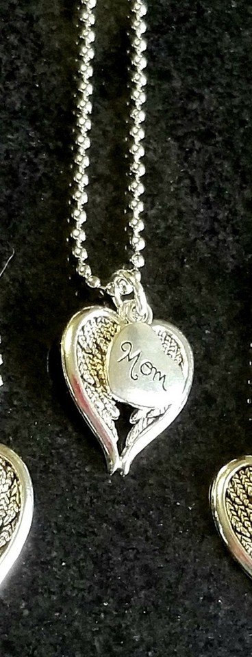 Memorial Mom In Heaven Necklace, Mom In Memory Jewelry, Mom Loss Gift ...