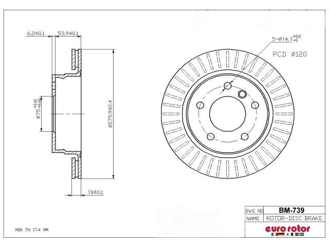 Disc Brake Rotor-Where Value and Performance Meet. Ultra BM-739 for ...