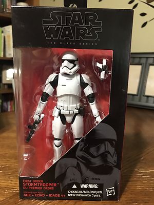 HASBRO STAR WARS THE BLACK SERIES 6 INCH FIRST ORDER STORMTROOPER #04 ...