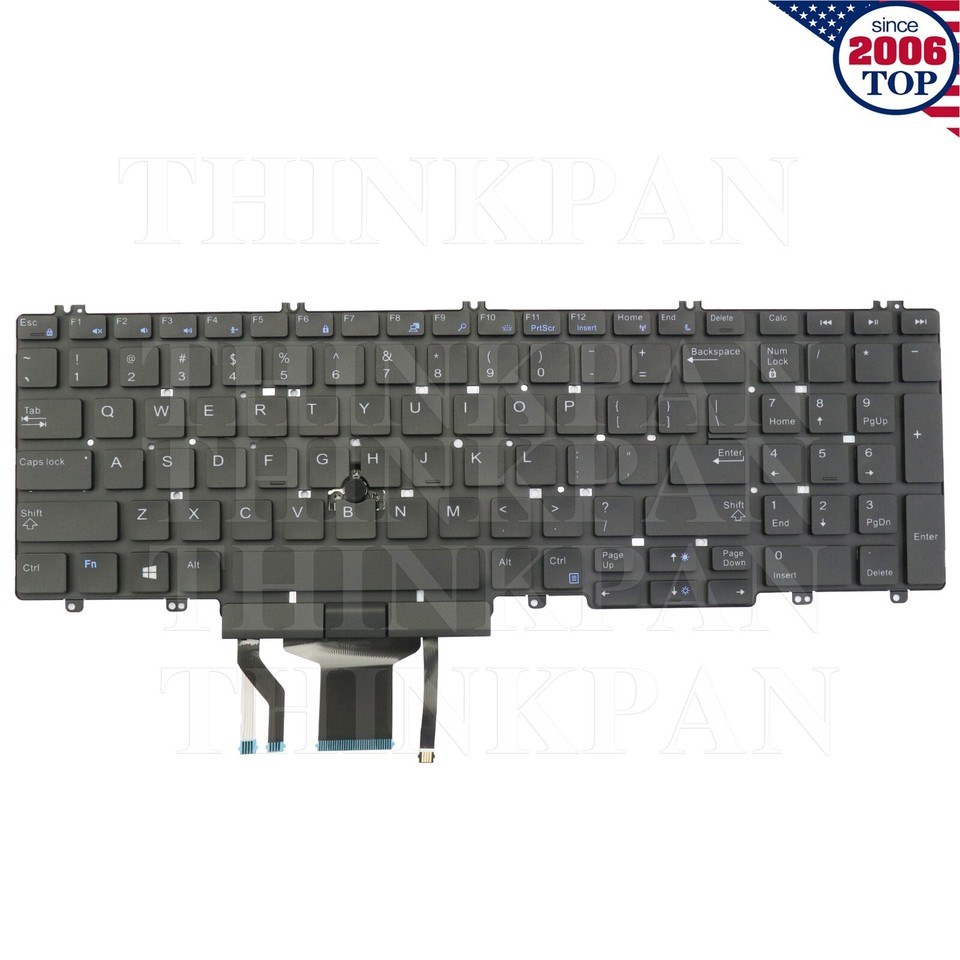 New US Backlit Keyboard for Dell Precision 7530 7540 7730 7740 266YW | eBay