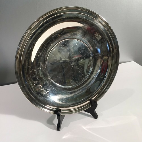 Round Serving Plate/Tray by LUNT Silverplate 10.5"; Good condition | eBay