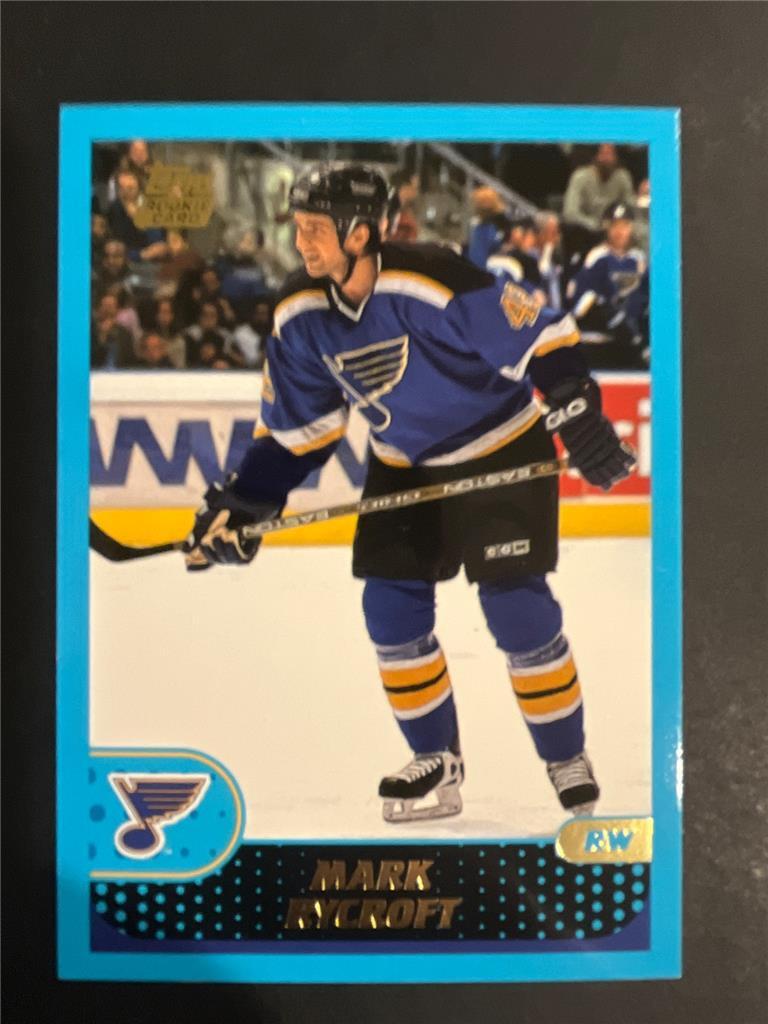 2001-02 Topps #352 Mark Rycroft RC Blues | eBay