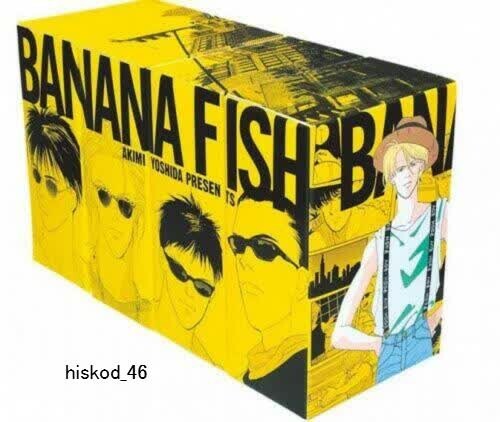 BANANA FISH Reprint BOX Anime Comic Book Complete Set Akimi Yoshida ...