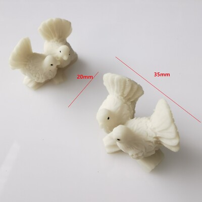 Mini white dove for gift invite chocolate decoration pack of 10 | eBay ...