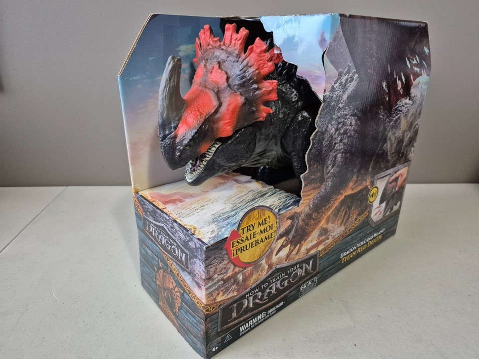 How To Train Your Dragon - Titan Red Death Dragon Volcano Island 23 ...
