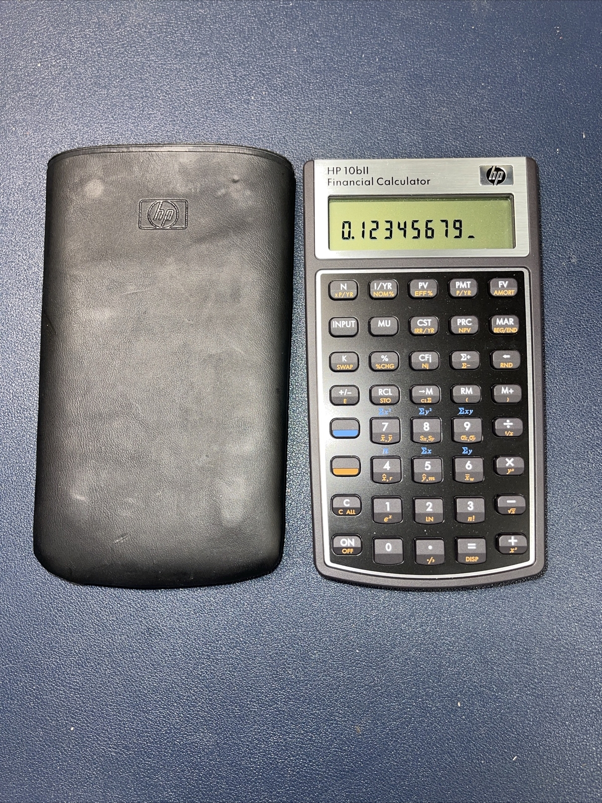 HP 10bll Financial Calculator with Sleeve and NEW Batteries. | eBay