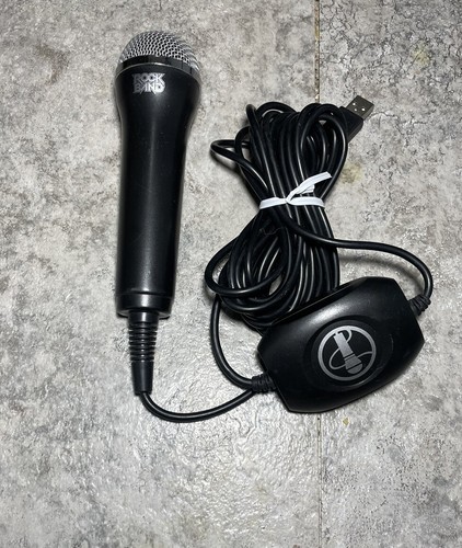 Rock Band Logitech Corded USB Microphone Mic 🔥 Gaming Wii PS2 PS3 Xbox ...