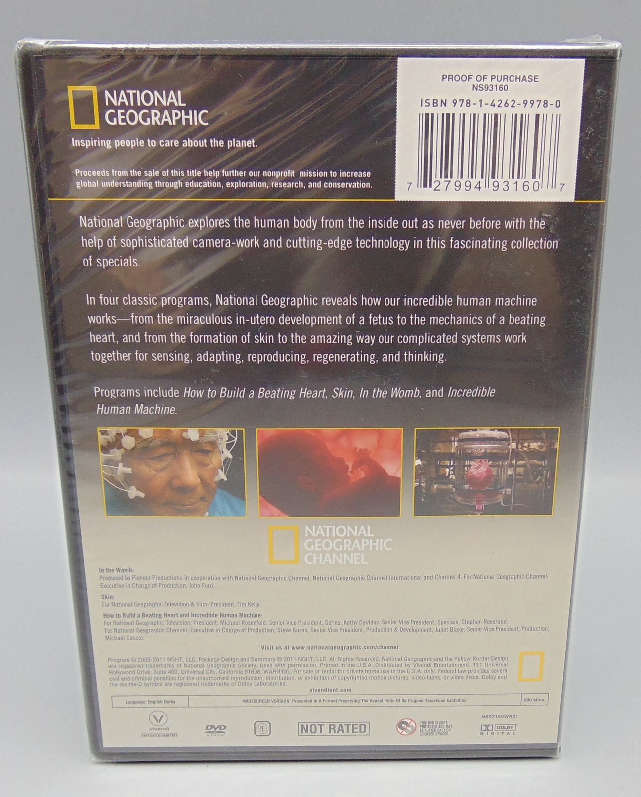 National Geographic Classics: The Human Body (DVD, 2012, 3-Disc Set ...