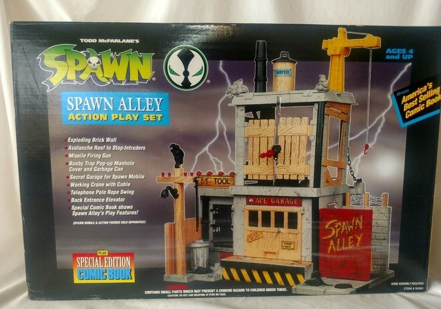 1994 Todd Mcfarlane's Spawn Alley Action Playset McFarlane Toys for ...