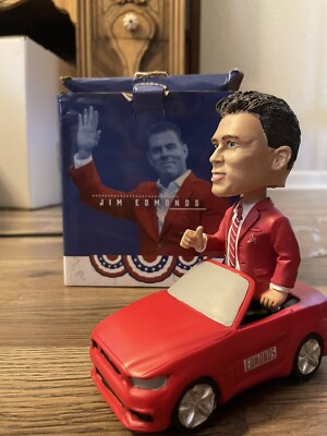 St. Louis Cardinals Jim Edmonds Hall of Fame Car Parade Bobblehead 8-28 ...