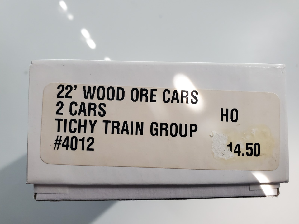 HO Scale Tichy Train Group Kit 4012 Two Ore Cars | eBay