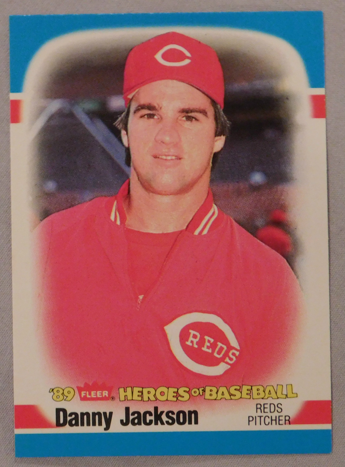1989 Heroes of Baseball Danny Jackson Reds Baseball Card | eBay