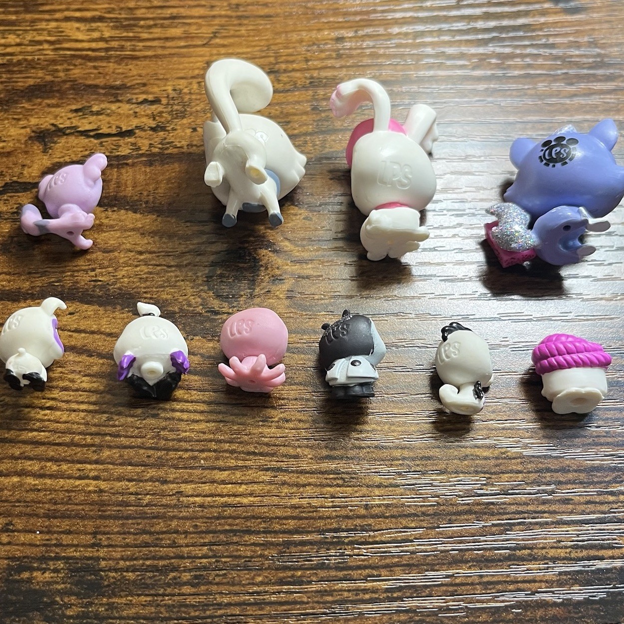 Hasbro Littlest Pet Shop LPS Teeniest Tiniest Mixed Lot 10 Mini Figure ...