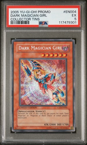 2005 YU-GI-OH! PROMO COLLECTOR TINS #EN004 DARK MAGICIAN GIRL PSA 5 | eBay