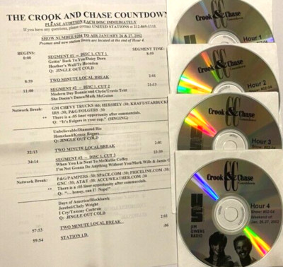 2/26/02 LORIANNE CROOK & CHARLIE CHASE 4 HR COUNTDOWN:DAISY DERN;TY ...