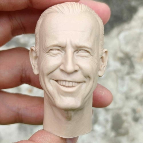1/6 Head Sculpt Joe Biden President DIY Carving For 12'' Male Action ...