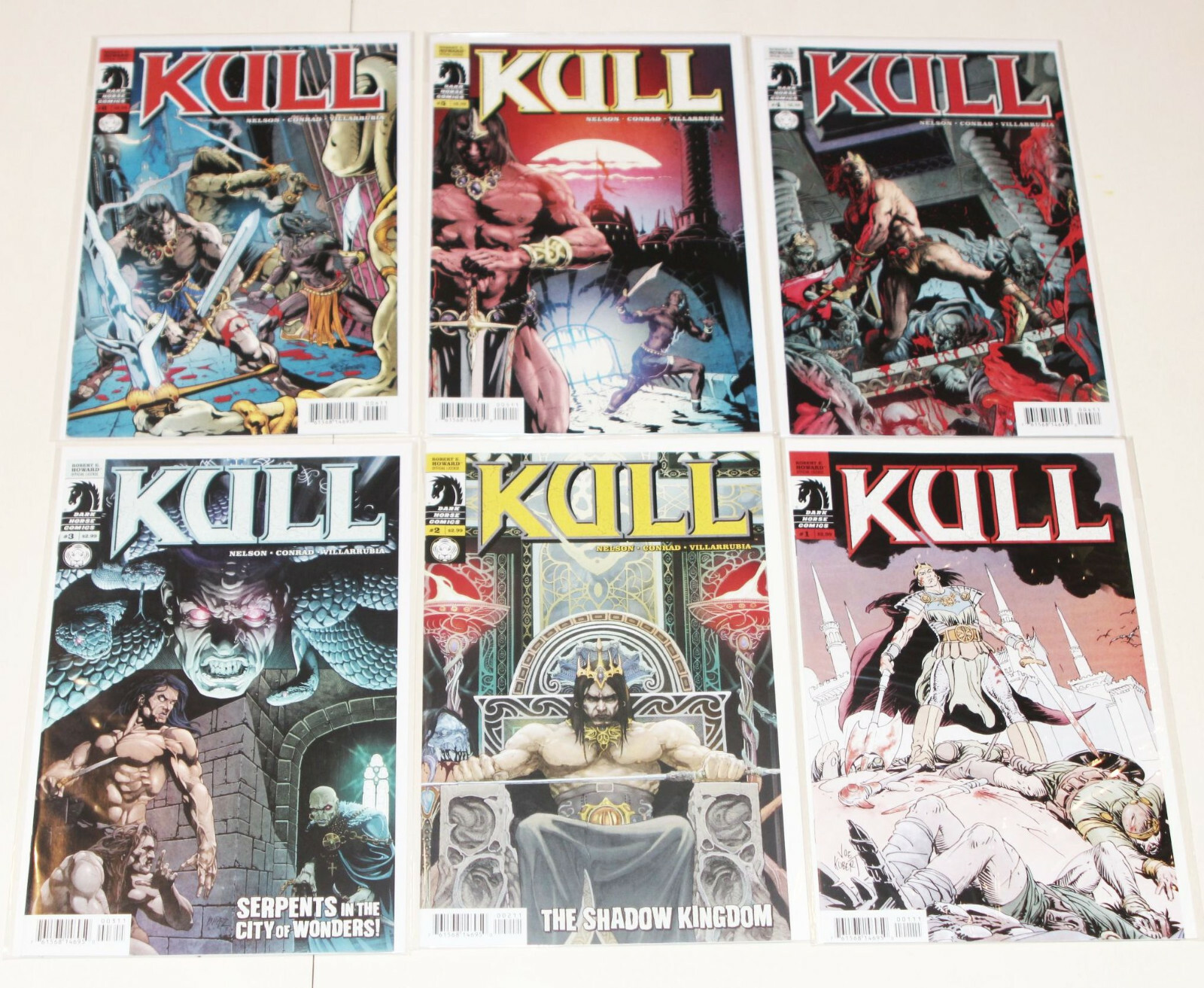 Kull 1,2,3,4,5,6 Complete Set 1-6 - Nelson, Conrad (2008) Dark Horse ...