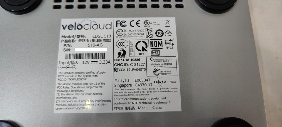 VeloCloud Edge 510 (510-AC) | eBay