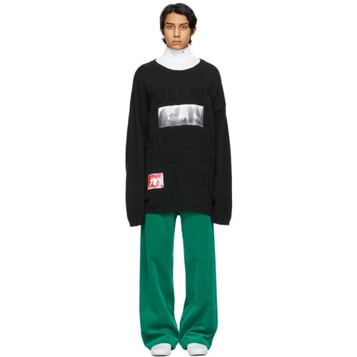 Raf Simons Peter De Potter Edition Kollaps Patches Sweater size 2 ...