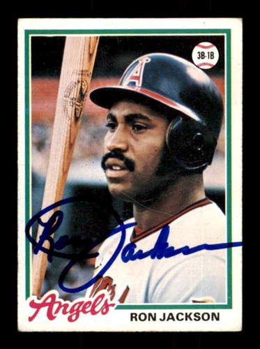 1978 Topps #718 Ron Jackson AUTOGRAPHED!!! Angels 235233 | eBay