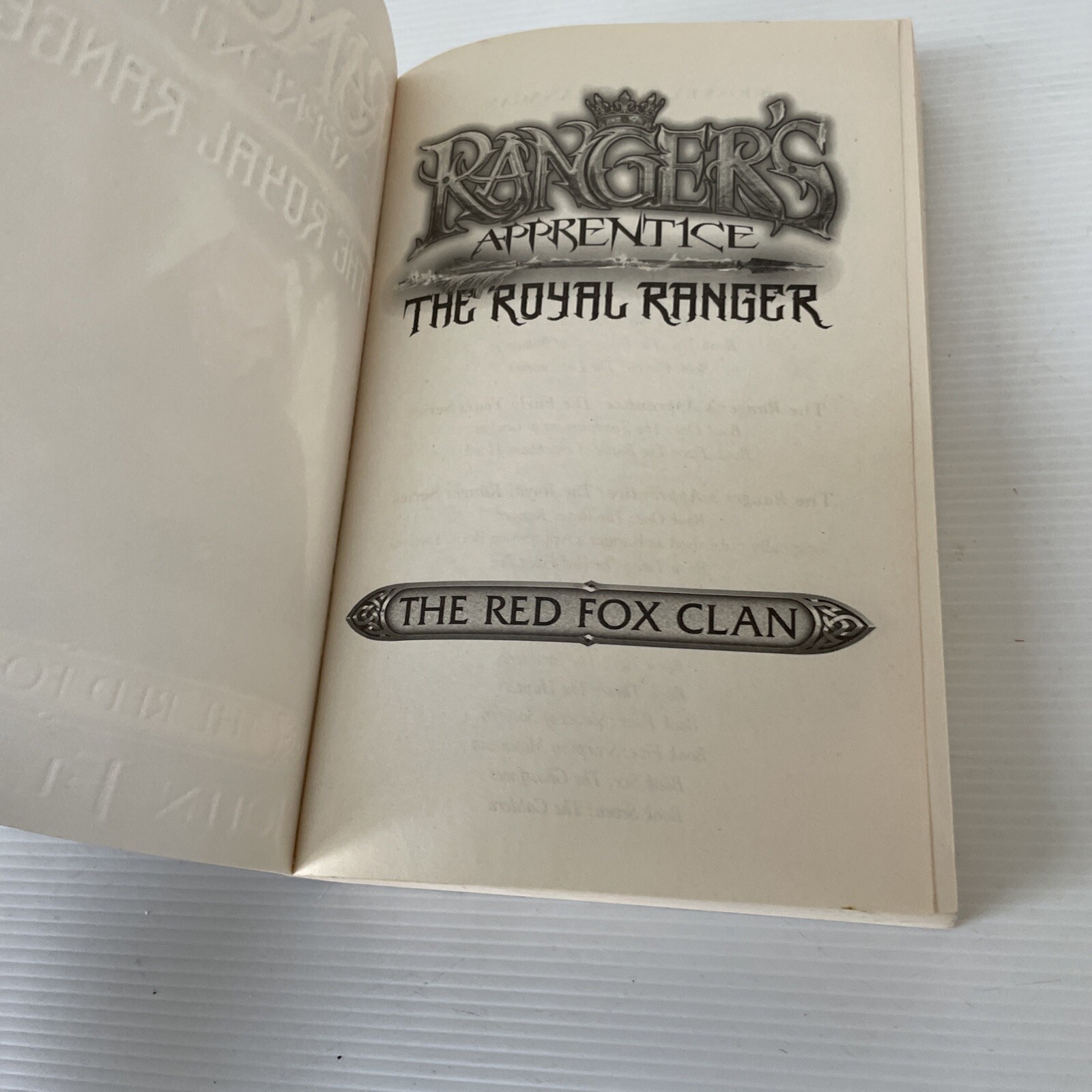 Ranger's Apprentice The Royal Ranger 2: The Red Fox Clan by John ...