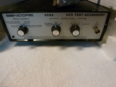 SENCORE VC63 | eBay
