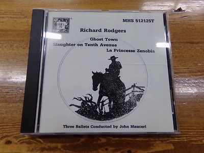 Richard Rodgers Three Ballets CD Ghost Town, La Princesse Zenobia ...