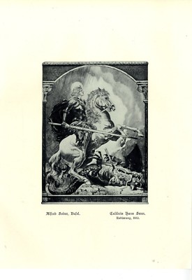 Alfred Soder, Basel Exlibris Hans Senn n. e. Radierung Histor ...