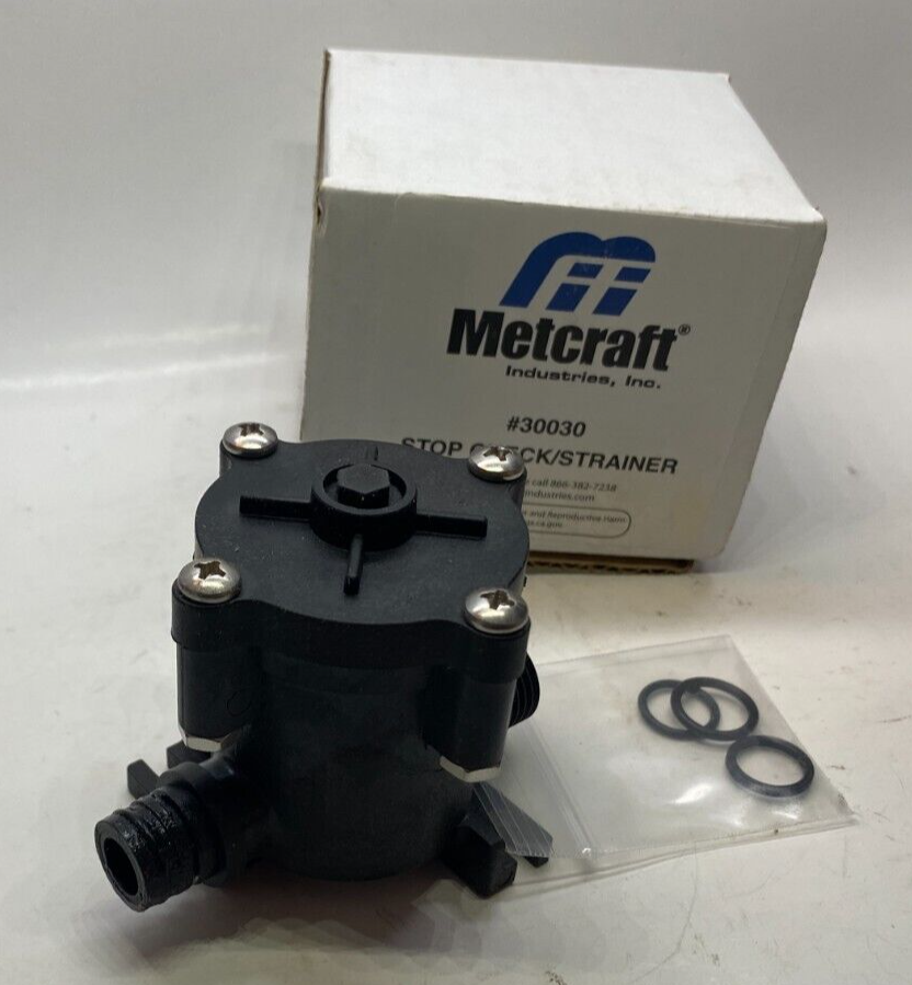 METCRAFT 30030 Stop Check / Strainer - For Pneumatic Valve - Prepaid ...