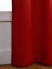 Set 2 Solid Red Window Curtains Panels Drapes 63 84 95 in L Darkening ...