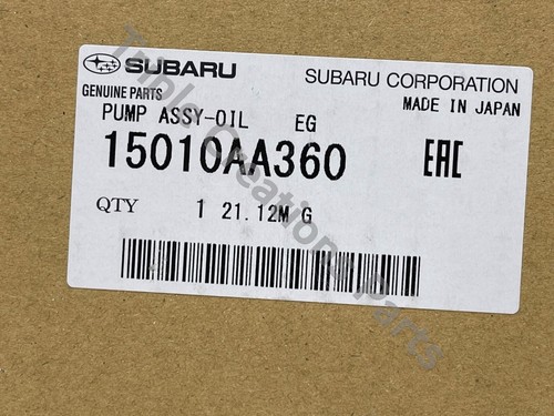 15010Aa360 Genuine Subaru Wrx Legacy Impreza 11Mm Oil Pump 15010-Aa360 ...