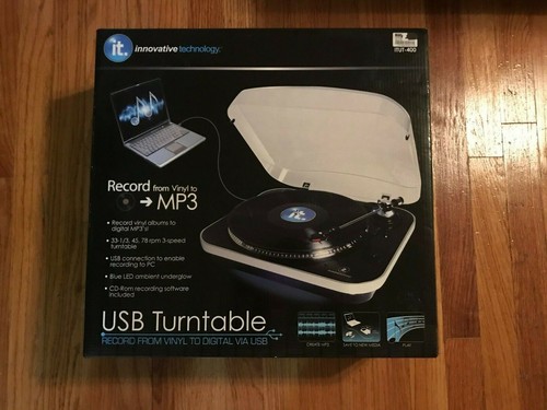NEW Factory Sealed - Innovative Technology ITUT400 USB Turntable | eBay